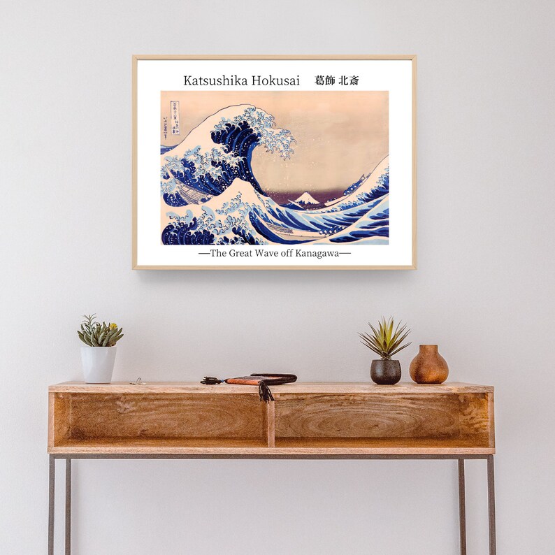 Hokusai the Great Wave Print Hokusai Printable Mount Fuji Painting ...