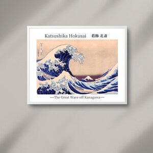 Hokusai the Great Wave Print Hokusai Printable Mount Fuji Painting ...