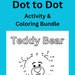 Dot to Dot Picture Bundle, Kids Activity Book, Kids Coloring Book, Dot ...
