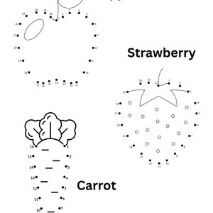 Dot to Dot Picture Bundle, Kids Activity Book, Kids Coloring Book, Dot ...