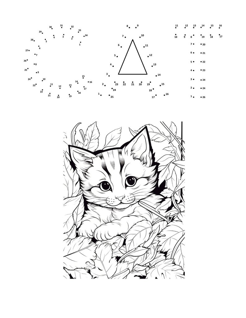 Dot to Dot Picture Bundle, Kids Activity Book, Kids Coloring Book, Dot ...