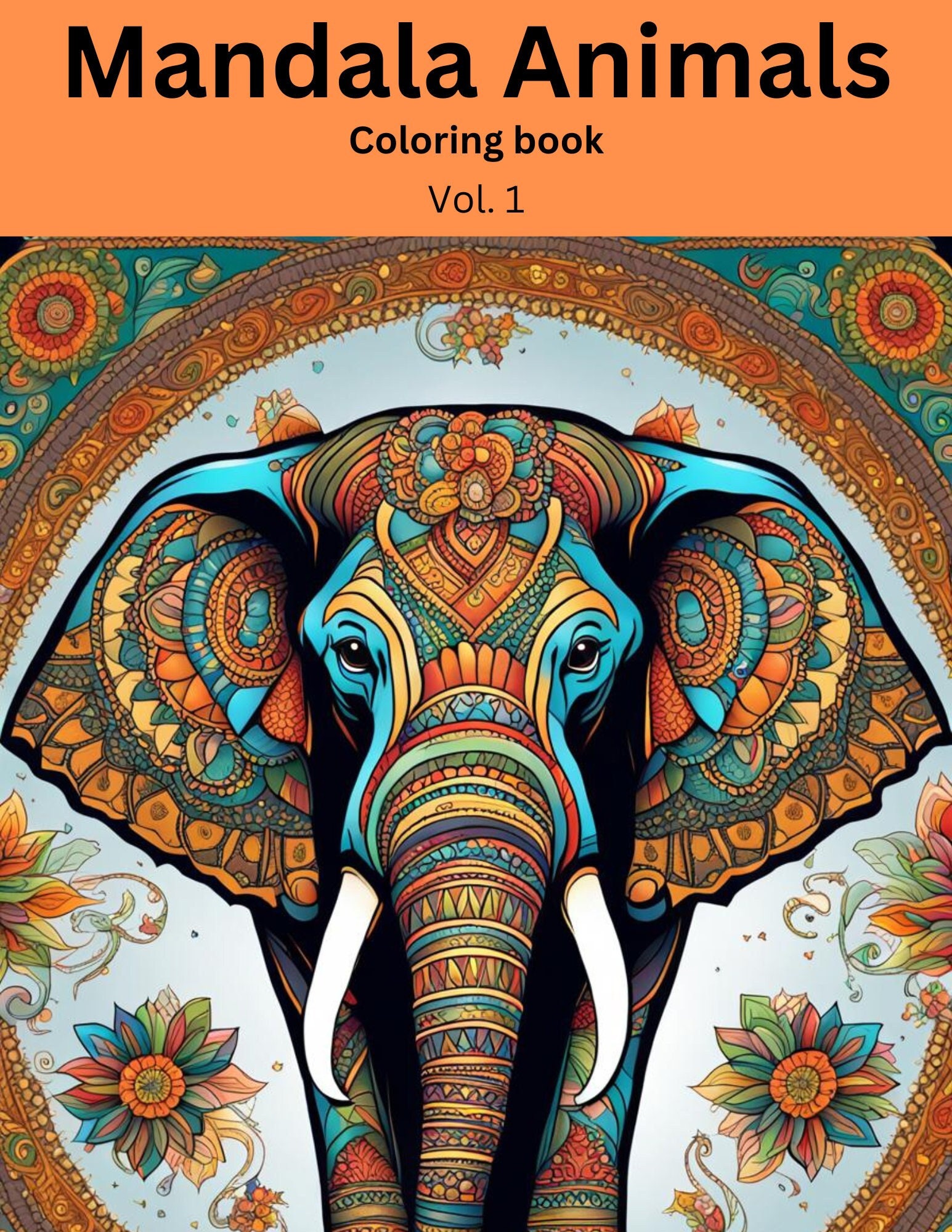 Mandala Animals, Coloring Book, Coloring Page, Adult Coloring, Teen ...