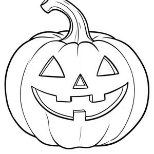 Jack-o-lantern Coloring Page, Coloring Page, Halloween, Pumpkin ...