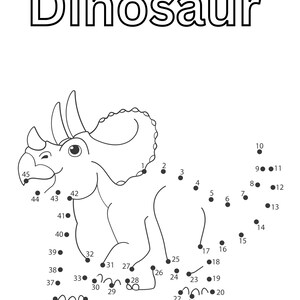 Dot to Dot Picture Bundle, Kids Activity Book, Kids Coloring Book, Dot ...