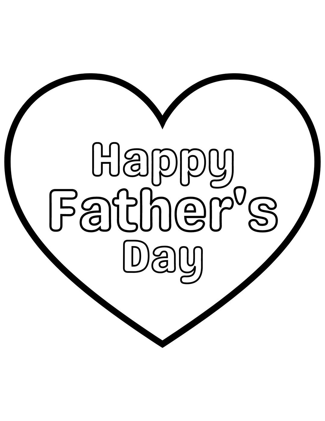 Father's Day Coloring Page, Coloring Page, Fathers Day, Diy Gift for ...