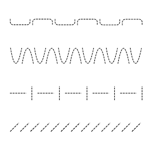 Tracing Things - Shapes & Lines, Preschool Line Tracing, Homeschool ...