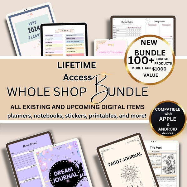 Planner Bundle - Etsy