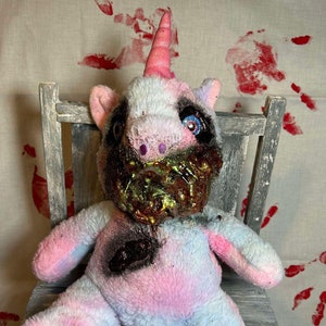 Scary stuffed unicorn store