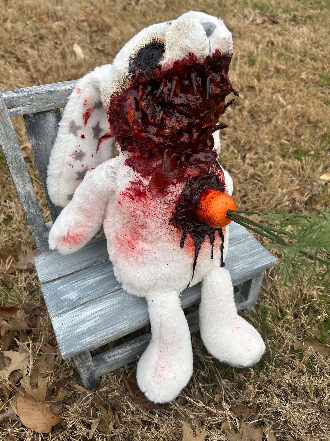 Creepy Rabbit Plush - Creepy Plush - Horror Plush - Scary Plush ...