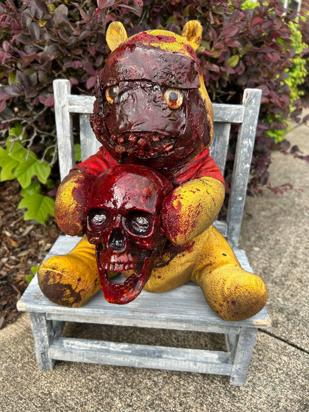 Evil Winnie the Pooh - Creepy Plush - Horror Plush - Scary Plush ...