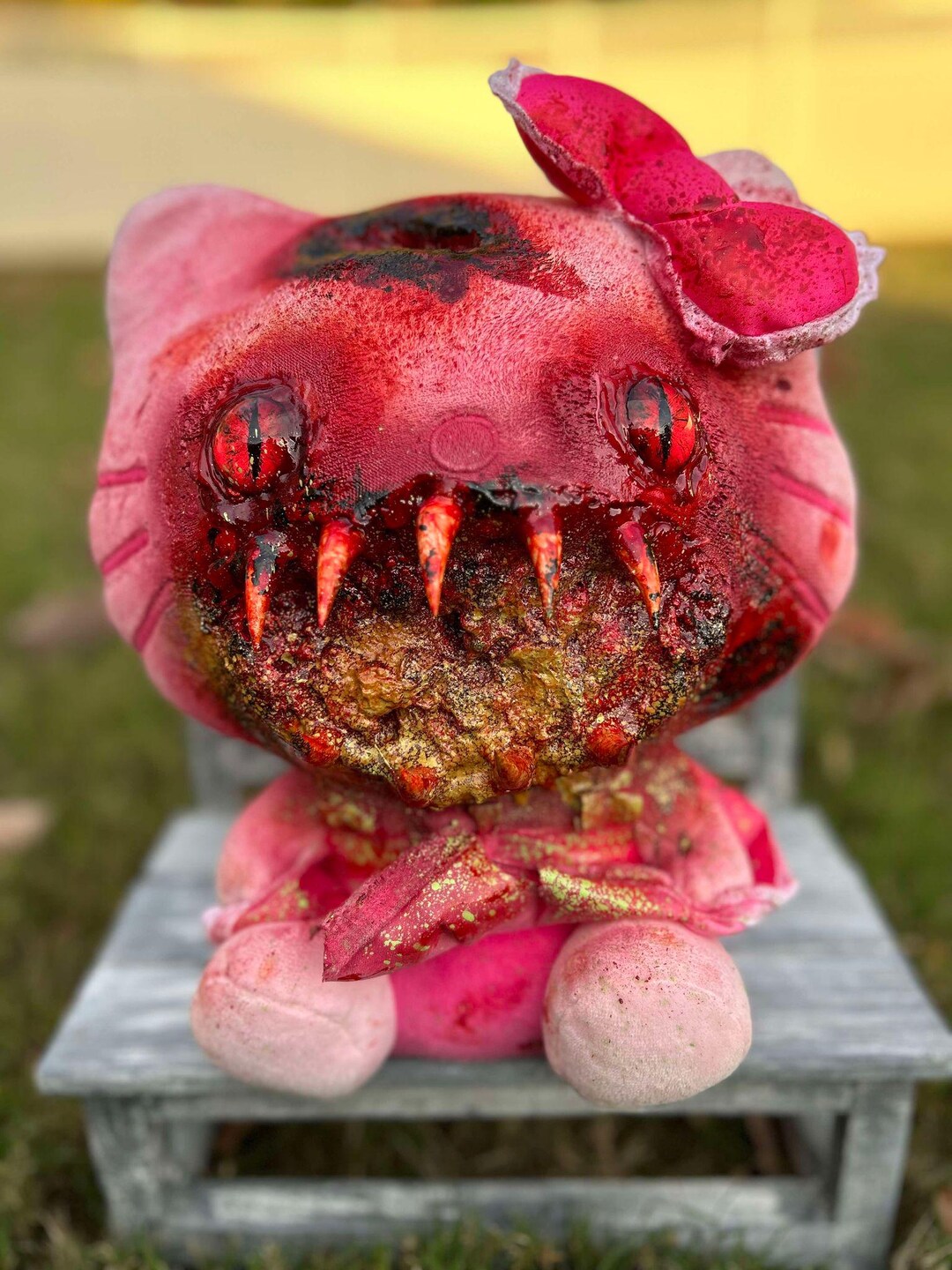 Demon Kitty Creepy Plush Horror Plush Scary Plush Gothic Decor ...