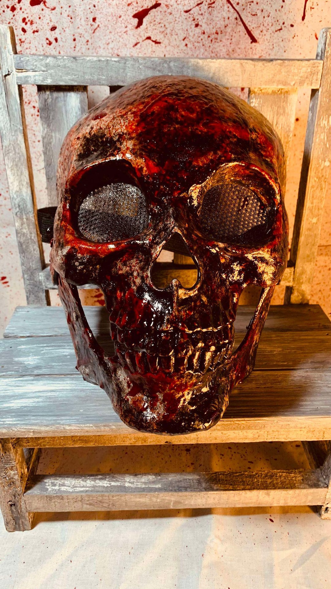 Skull Mask - Creepy Plush - Horror Plush - Scary Plush - Mask ...