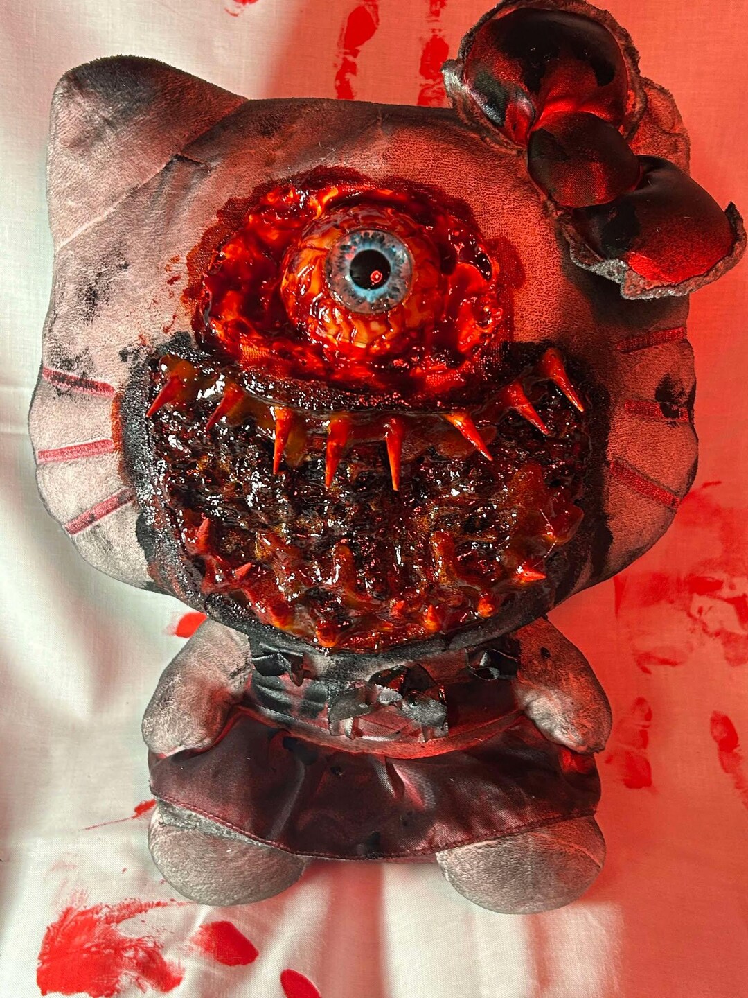 Hello Kitty Cyclops - Creepy Plush - Horror Plush - Scary Plush ...