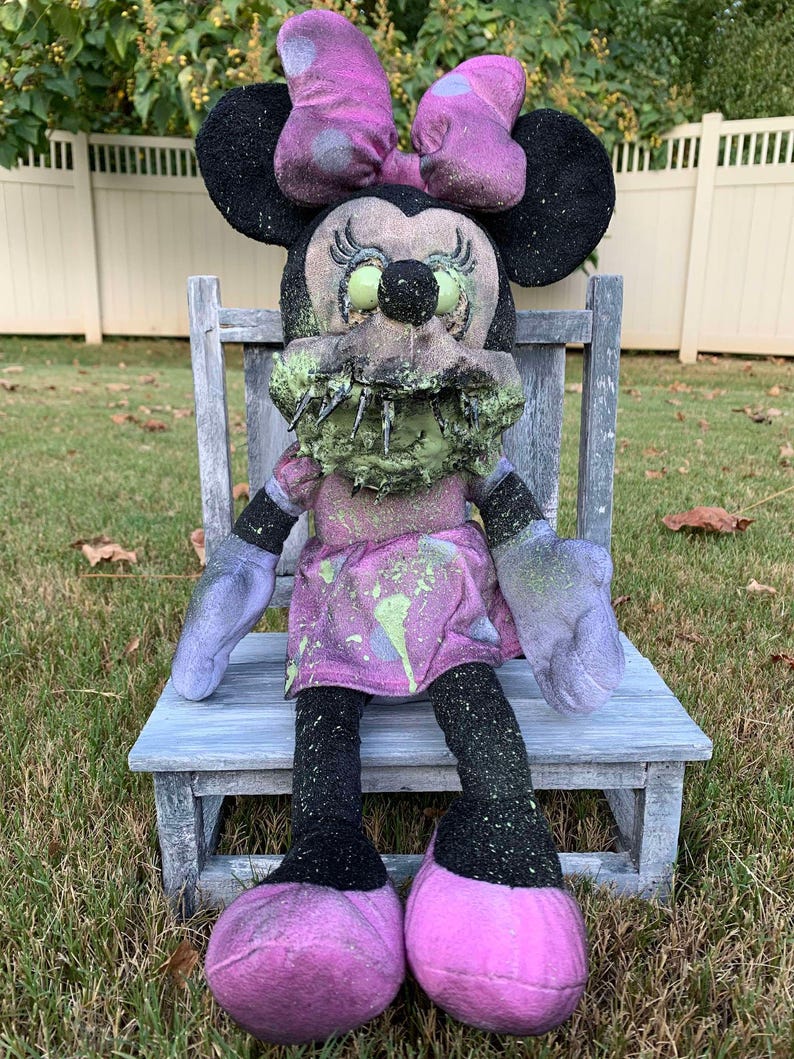 Possessed Minnie Mouse Creepy Plush Horror Plush Scary Plush Macabre ...