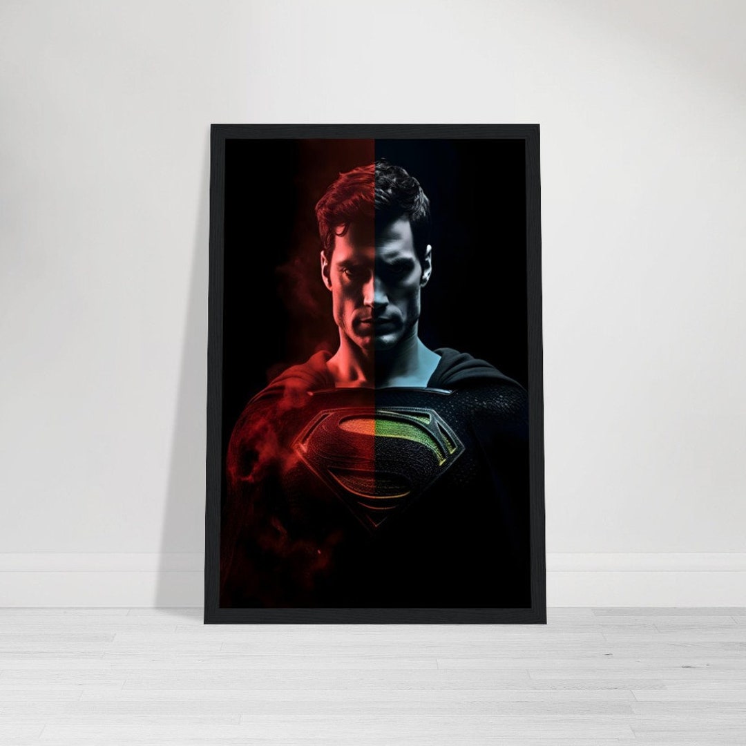 Superman DC Poster - Etsy