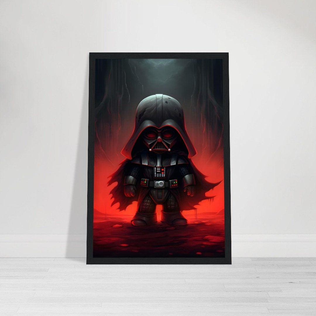Mini Darth Vader Star Wars Poster - Etsy