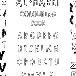 Printable Alphabet Colouring Book for Kids | Pdf Download | Fun ...