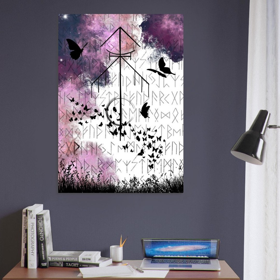 Butterfly Sigil: Wall Poster - Etsy Canada