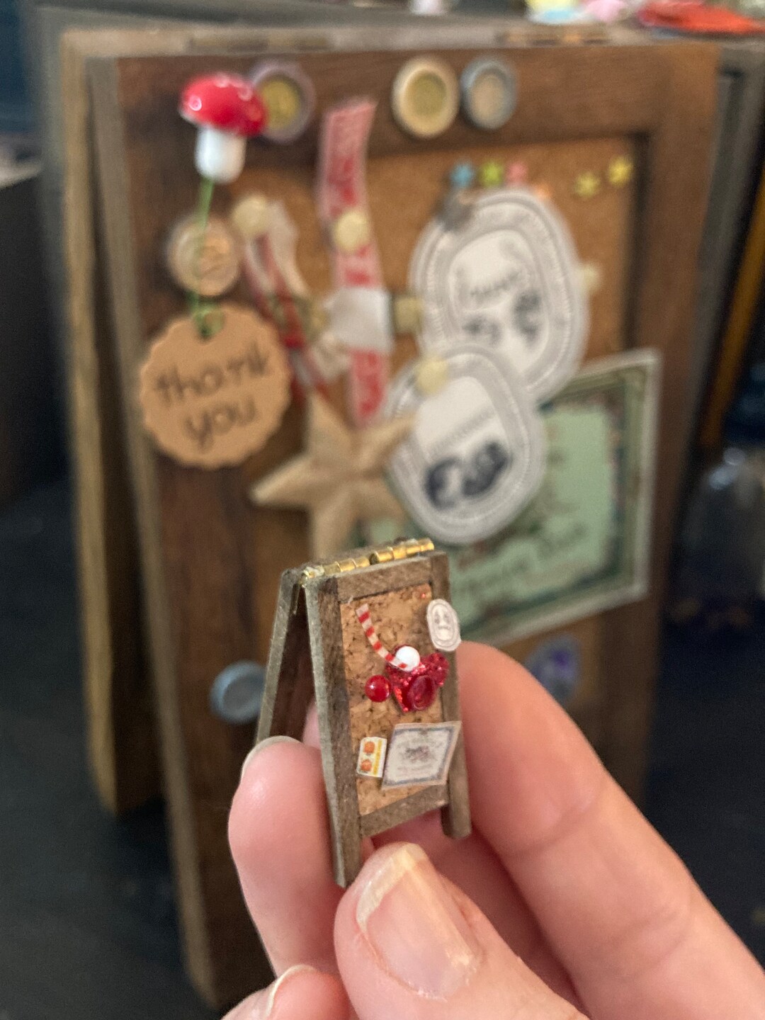 Folding Cork Board for Desk 1:12 Scale Miniatures - Etsy