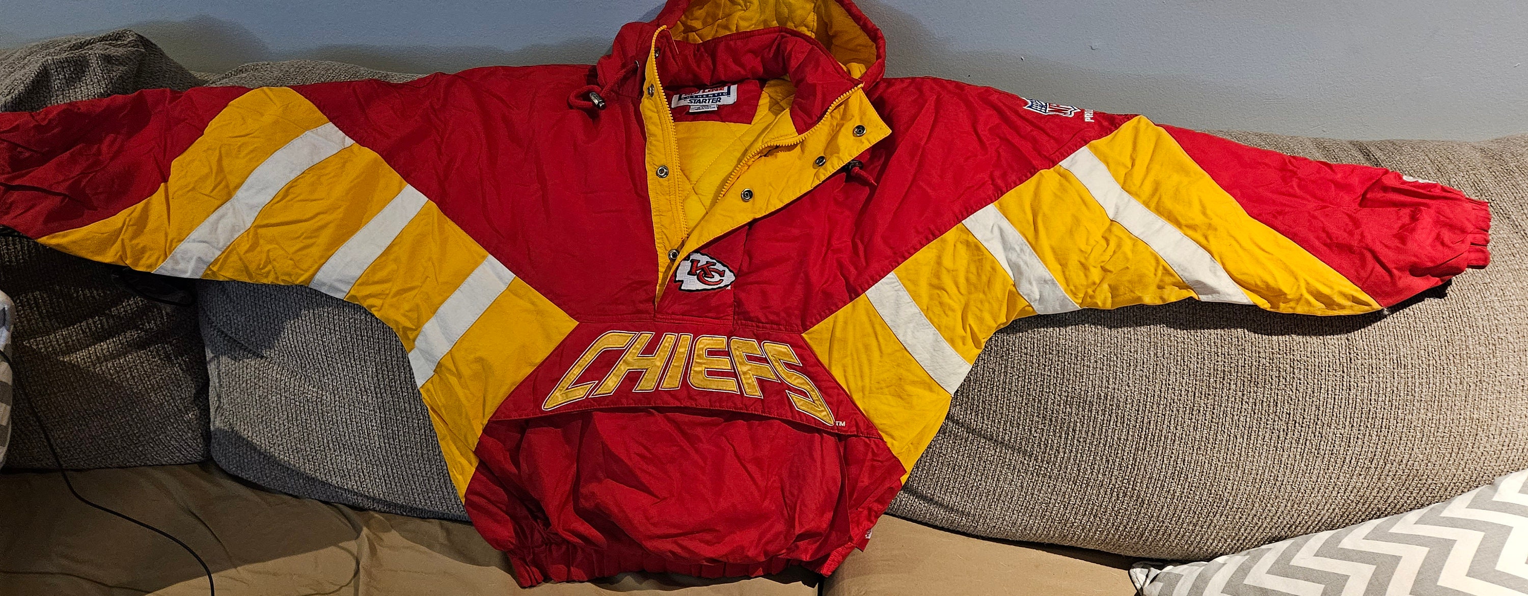 Early 90s Kansas City Chiefs Starter Jacket - Etsy