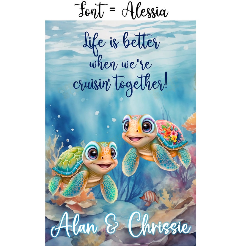 Life is Better When Were Cruisin Together Flag Sign Personalized Cruise ...