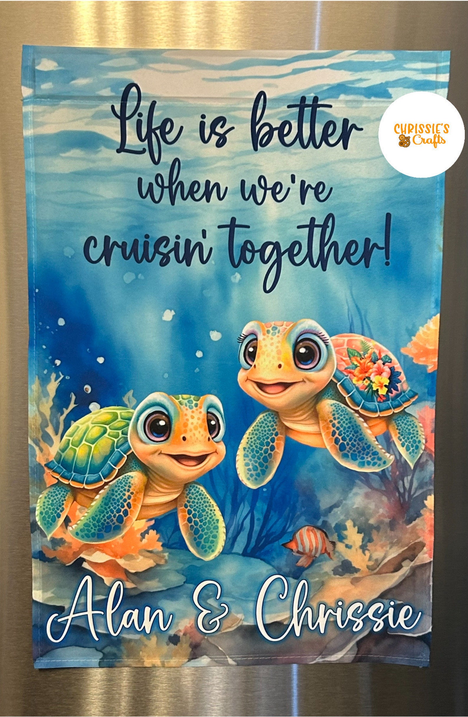 Life is Better When We’re Cruisin’ Together Flag Sign | Personalized ...