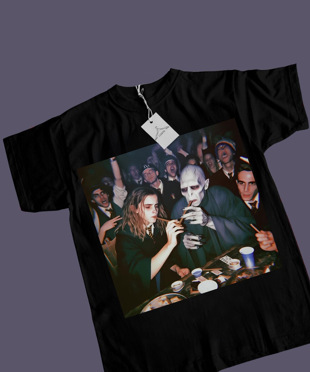 Hermione and Voldemort Smoking Shirt Potter Tshirt Potterhead Christmas ...