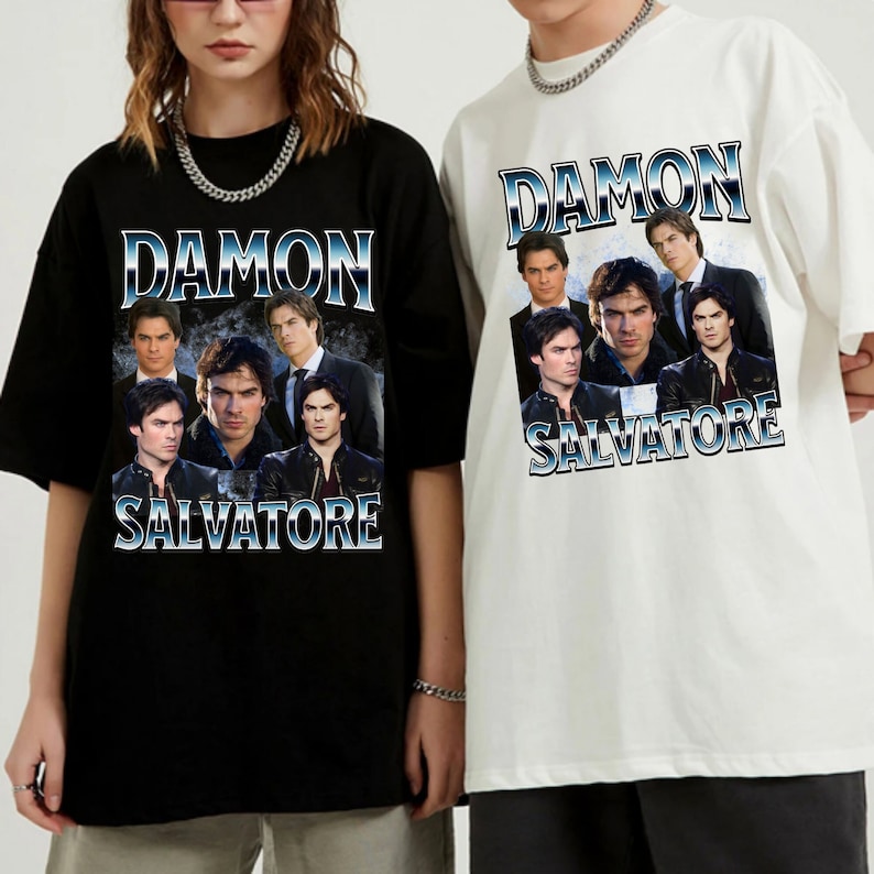 Retro Damon Salvatore Shirt-damon Salvatore Sweatshirt,damon Salvatore ...