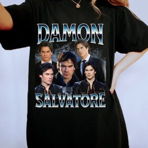 Retro Damon Salvatore Shirt-damon Salvatore Sweatshirt,damon Salvatore ...