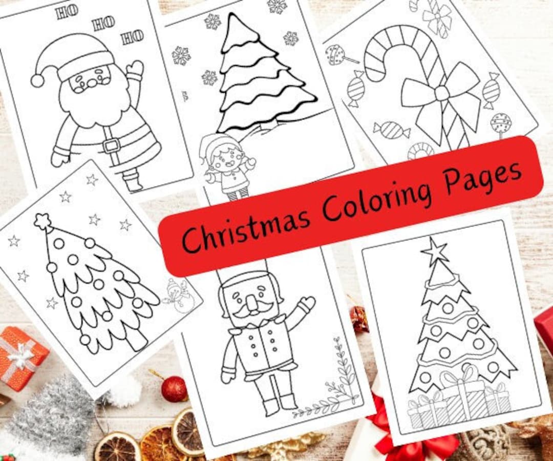 20 Printable Christmas Coloring Pages, Christmas Printable, Printable ...