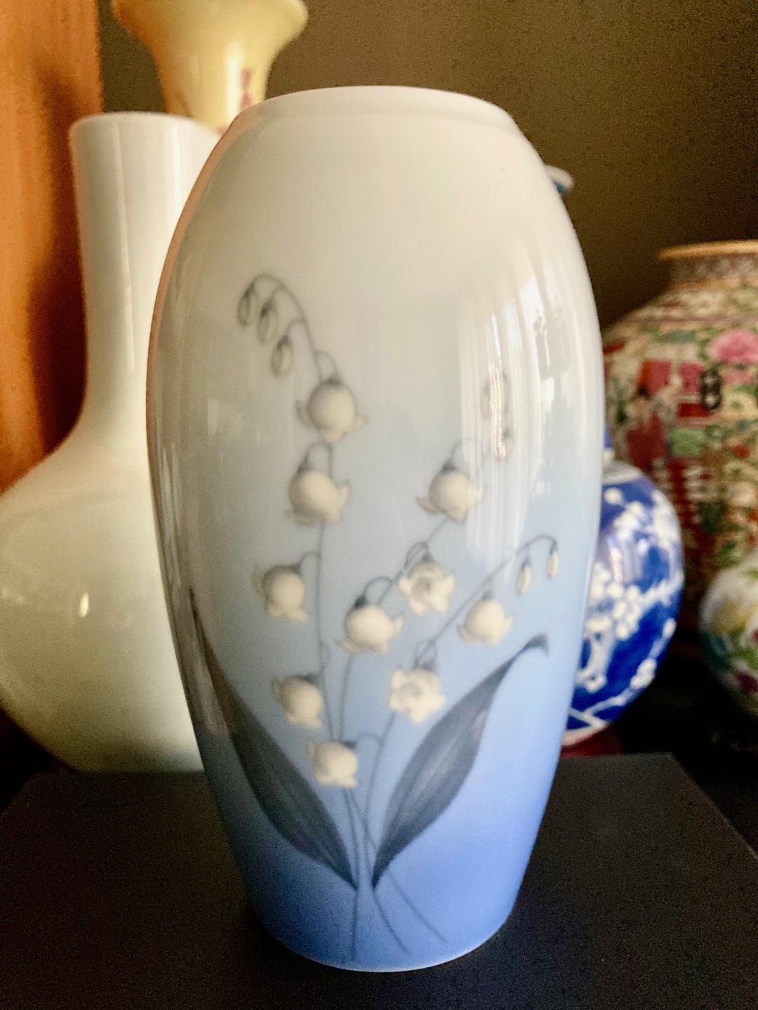 Bing & Grondahl 18cm - 'lily of the Valley' Porcelain Vase ...