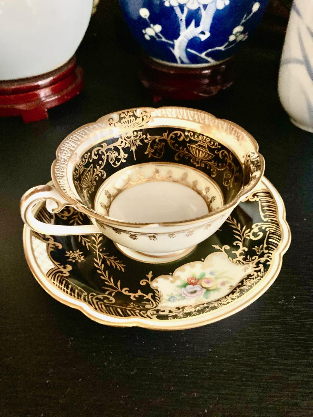 Rare Antique Noritake Porcelain Teacup - C.1930's Japan - Outstanding ...
