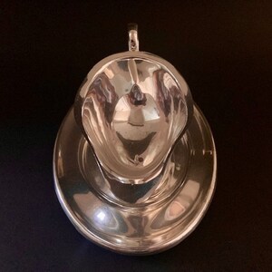 Vintage Silver-plated Sauce Boat Set 1930's Great Condition Raeno rspco ...