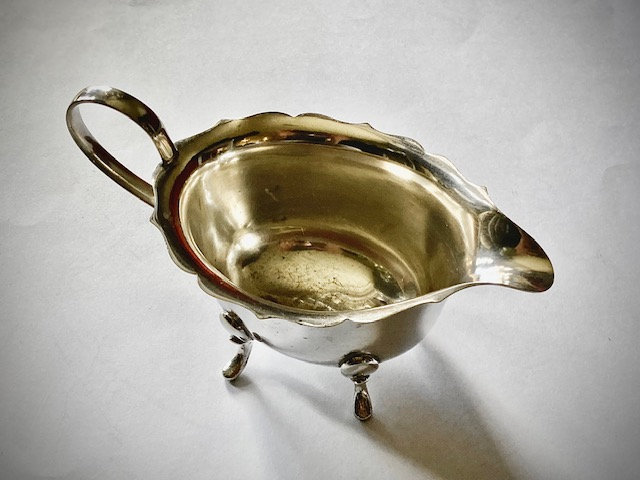 Antique George Butler Silver Plated Sauce Boat Very Good Condition ...