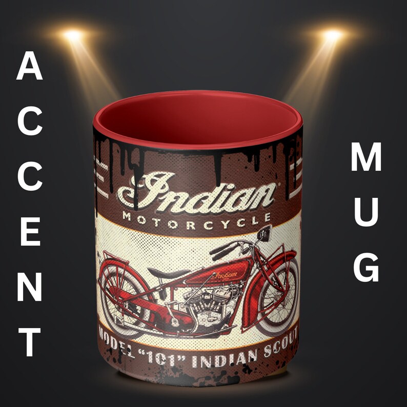 Indian Motorcycle Wrap, Indian Motorcycle Mug, Indian Motorcycle, - Etsy