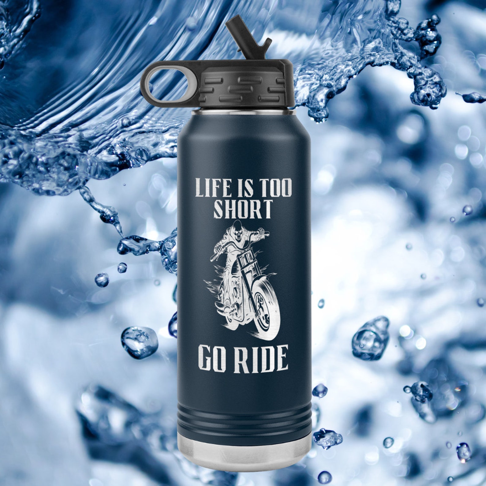 Life is Too Short Go Ride Tumbler, Ride Motorcycles, Motorcycle ...