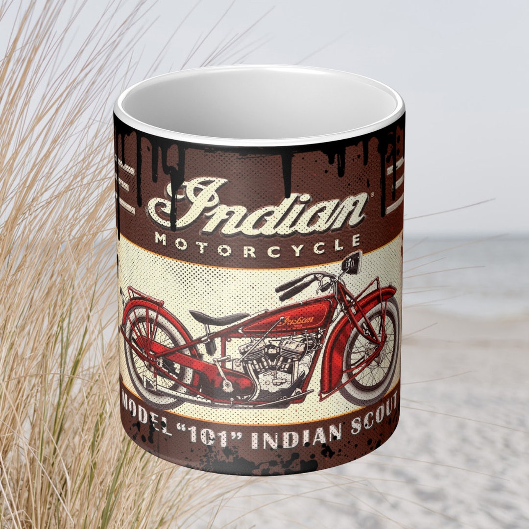 Indian Motorcycle Wrap, Indian Motorcycle Mug, Indian Motorcycle, - Etsy