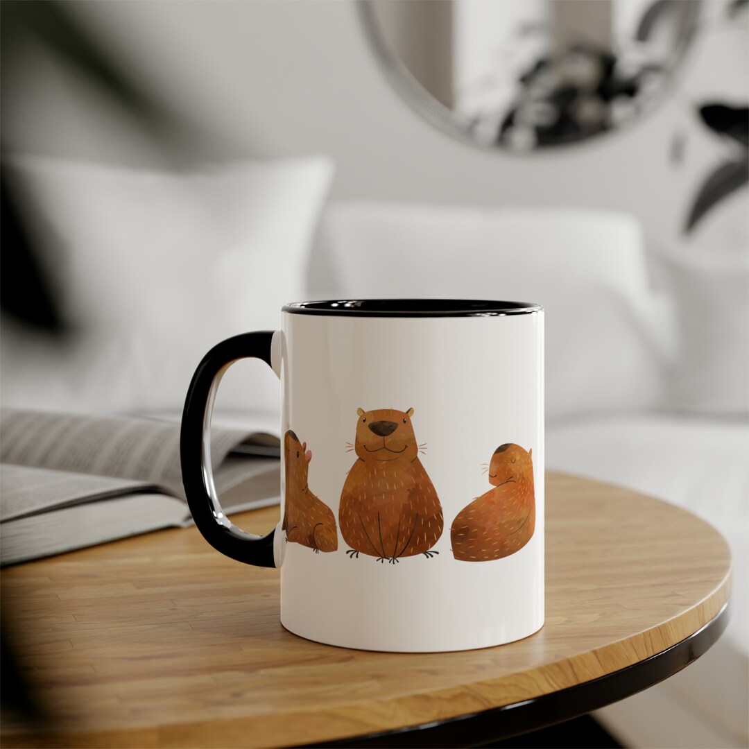 Capybara Mug, Cute Animal Mug, Capybara Coffee Cup, Capybara Lover Gift ...