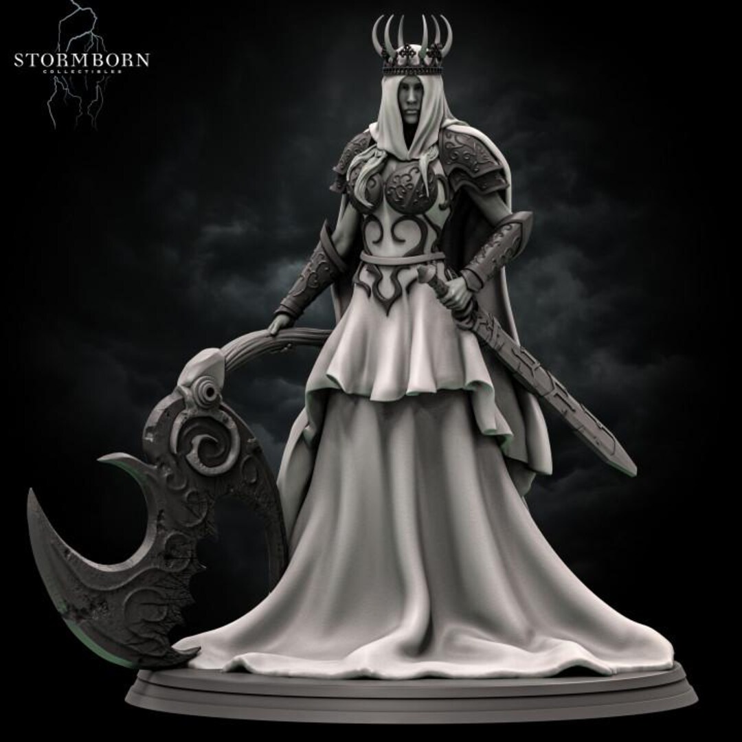 Luna - Princess of Ash Miniature: Stormborn DND Character (32mm/75mm ...