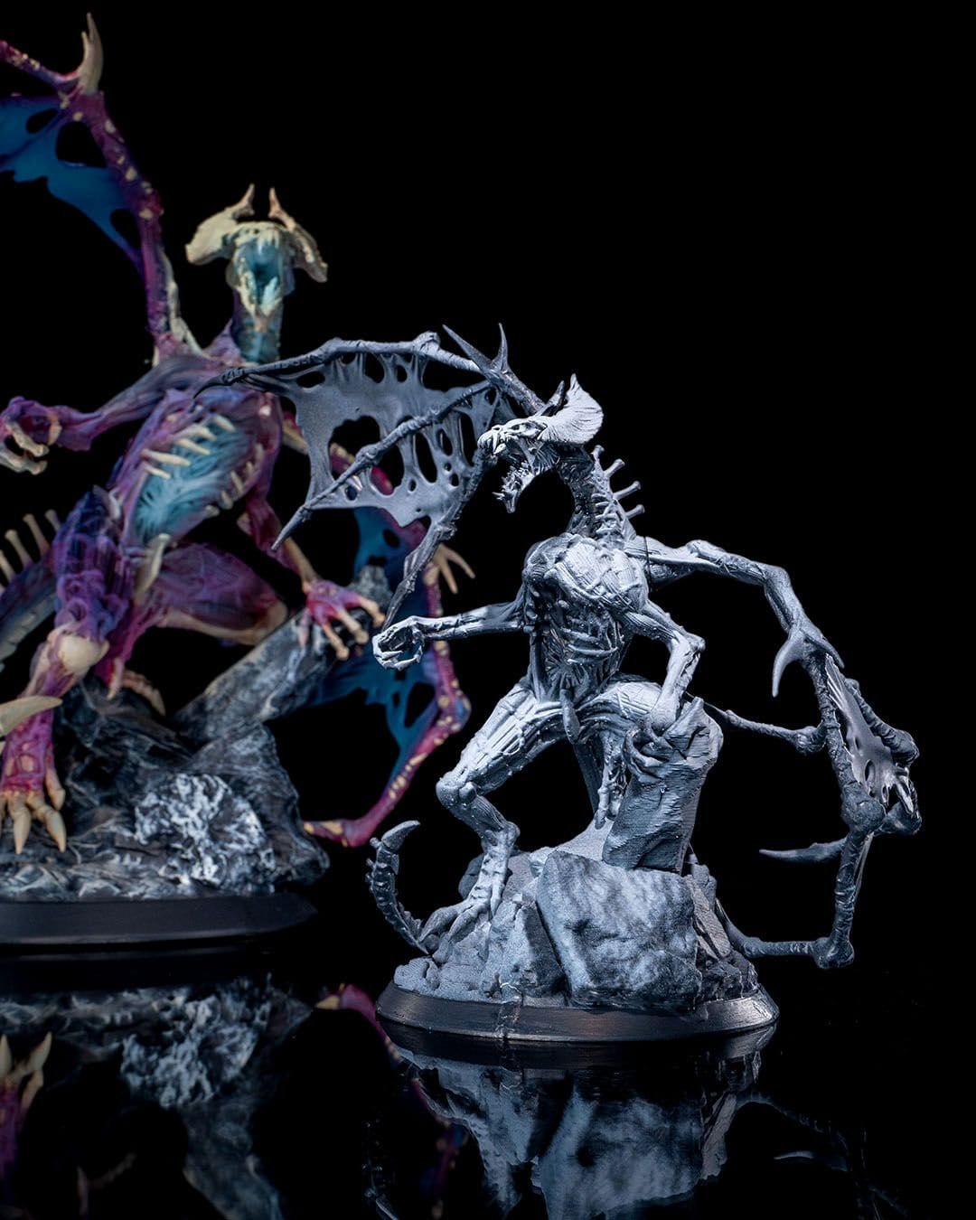 Dracolich Miniature, Necromancer, 3D Printed DND Miniature, Fantasy ...