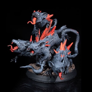 Rat Swarm Miniature: Necromancer DND Fantasy Tabletop 3D Print - Etsy