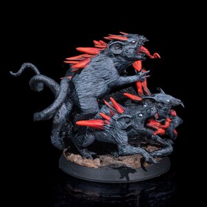 Rat Swarm Miniature: Necromancer DND Fantasy Tabletop 3D Print - Etsy