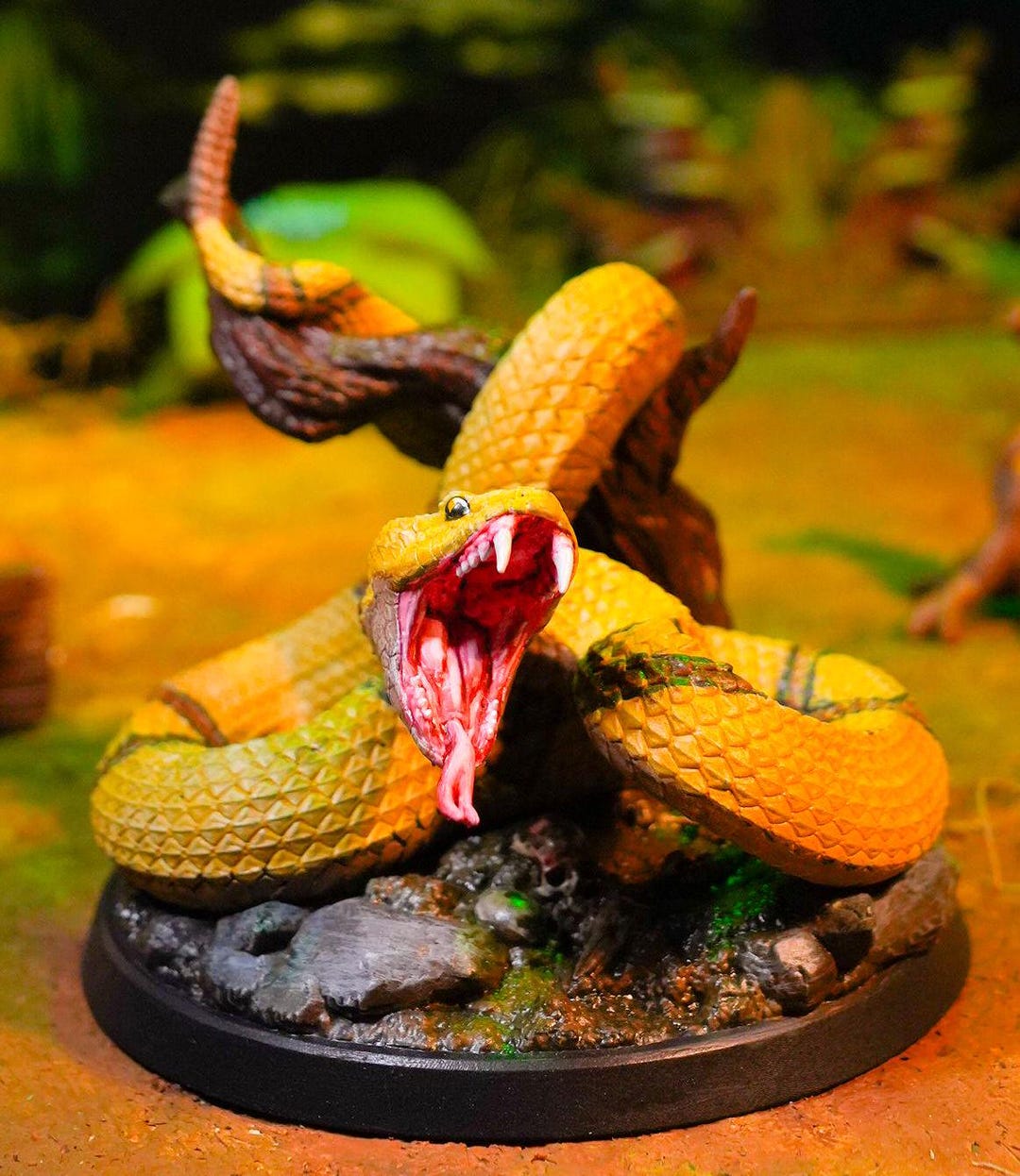 The Giant Snake, Venomous, Slithers, Miniature, Witches of Sommer, 3D ...
