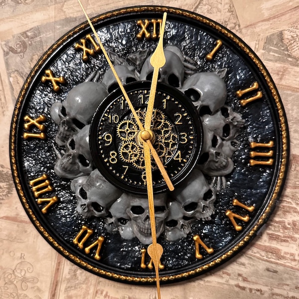 3d Large Wall Clock - Etsy