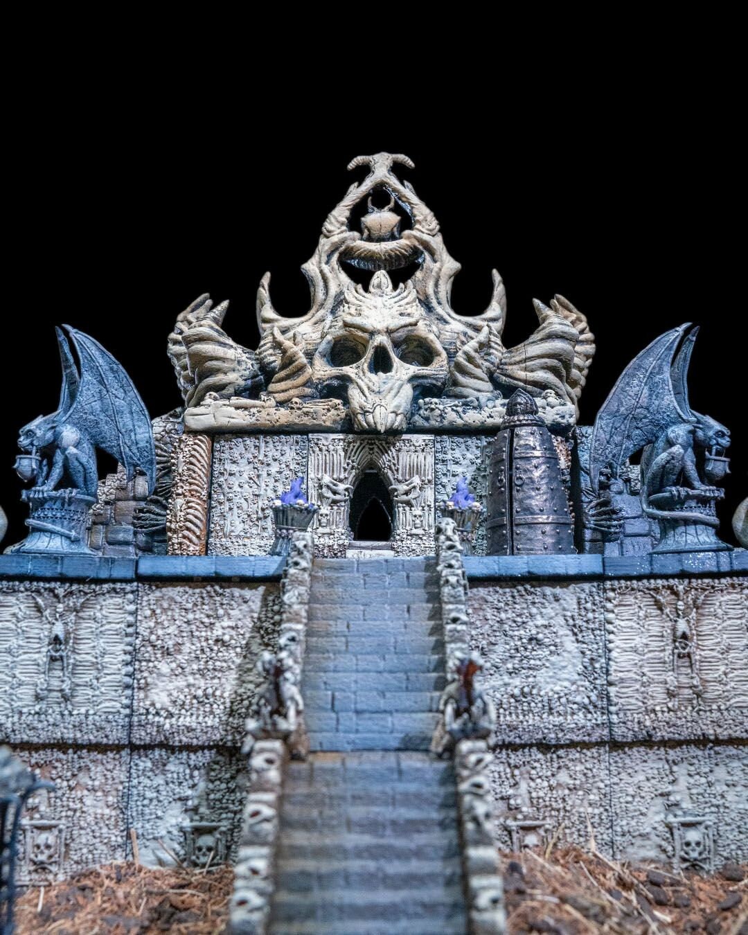 The Dark Ziggurat, Miniature, Necromancer, 3D Print, DND Miniature, Fantasy Miniature, Tabletop ...