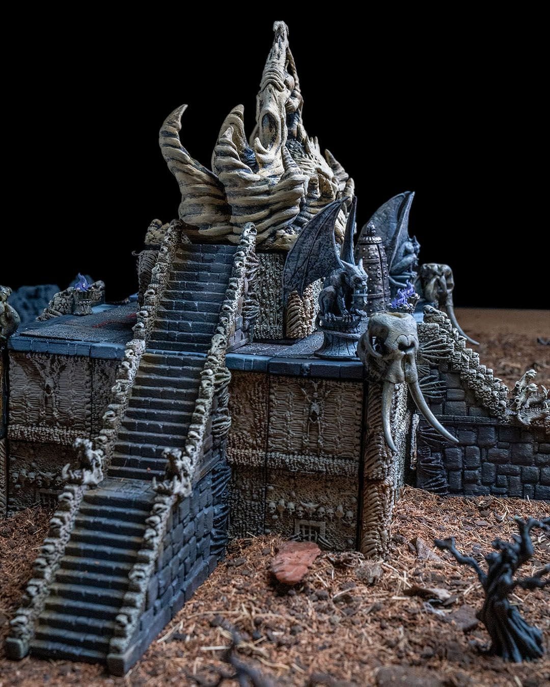 The Dark Ziggurat, Miniature, Necromancer, 3D Print, DND Miniature ...