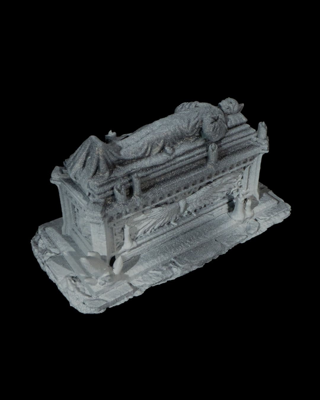 Dungeon Tomb, Miniature, Necromancer, 3D Print, DND Miniature, Fantasy ...
