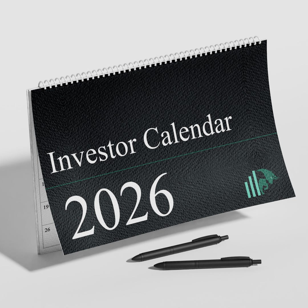 2026 Investor and Trader Wall Calendar – Finance Planner, Stock Market ...