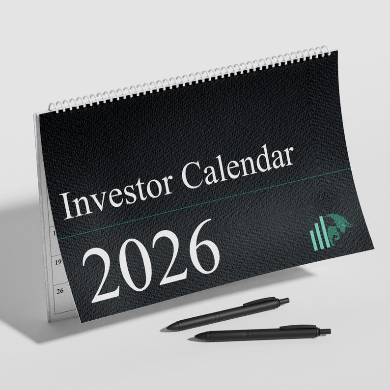 2026 Investor and Trader Wall Calendar – Finance Planner, Stock Market ...