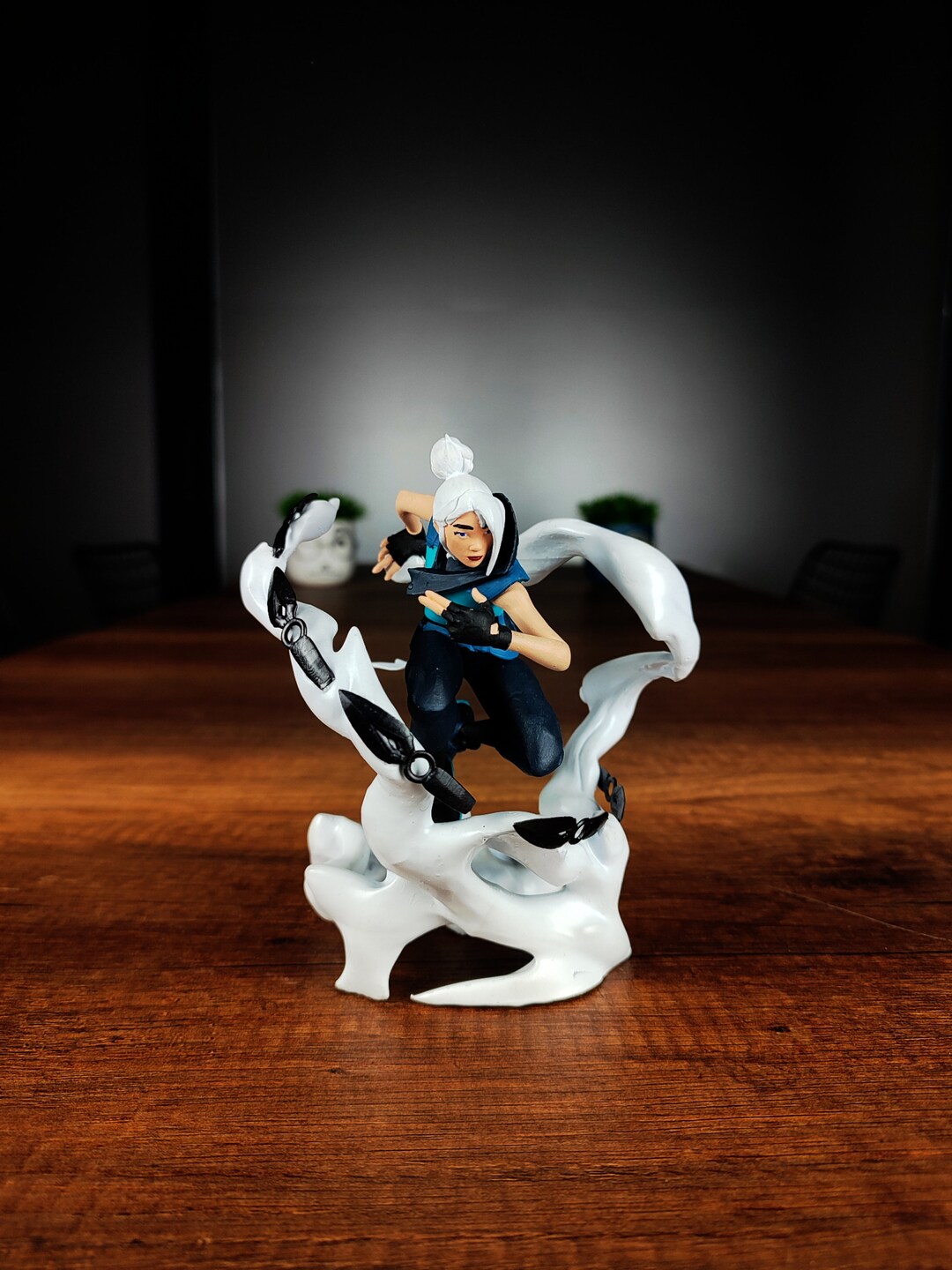 Jett VALORANT Action Figure in Smoke Elite Edition / Expertly Crafted ...